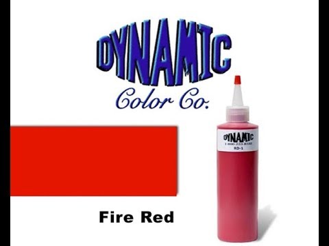 #Dynamic RED #TATTOO INK review - YouTube