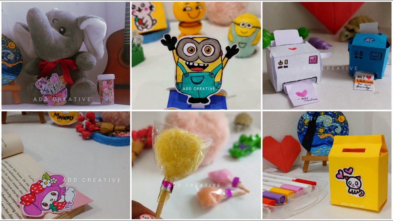 1 WEEK CHALLENGE Craft Compilation DIY🤩🥳 | Easy Mini Paper Crafts - YouTube