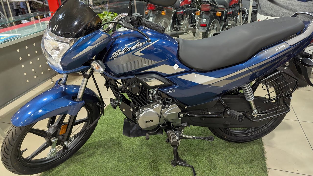 All New 2025 Hero Super Splendor Drum Alloy - YouTube