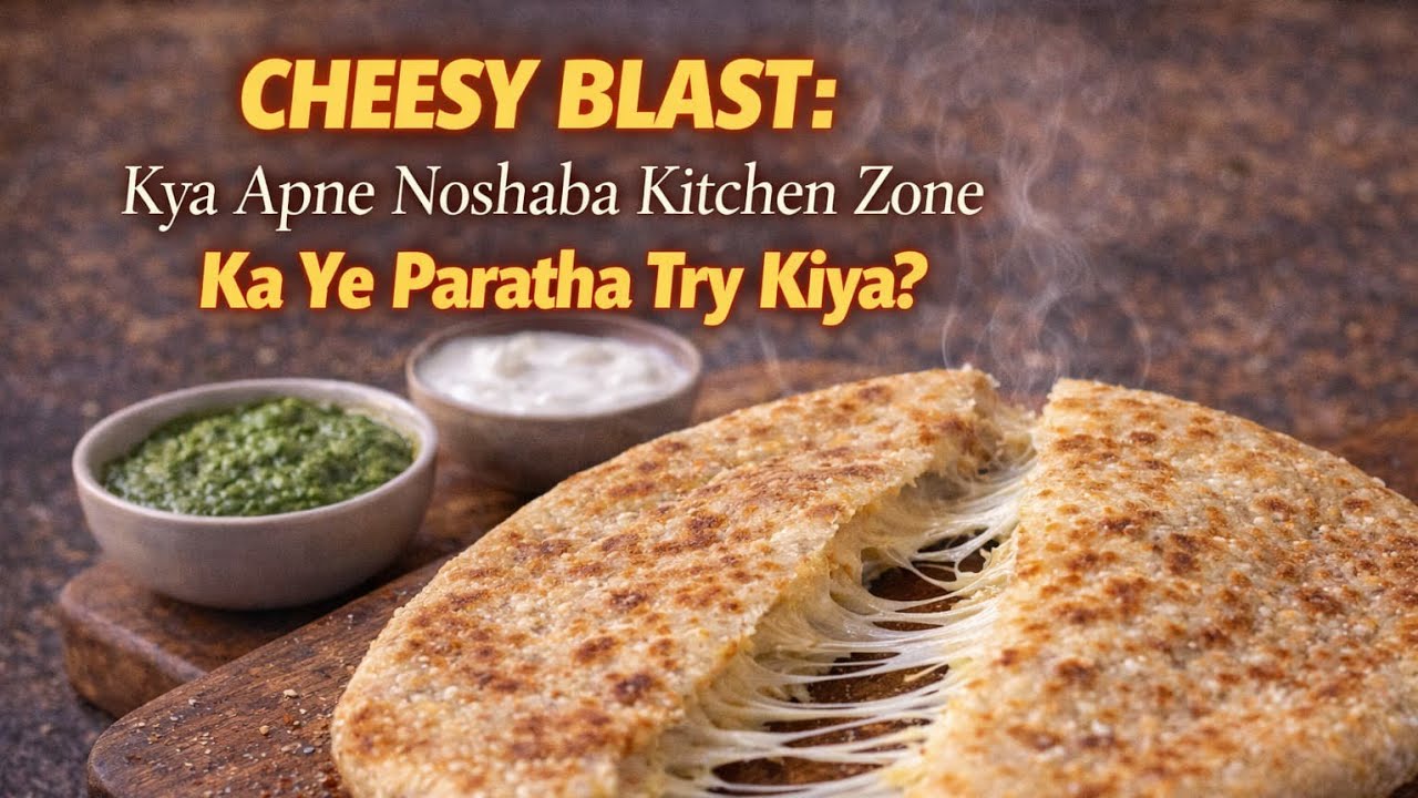 Pakistani Cheese Paratha Easy Recipe With Cheese Slice at Home - YouTube