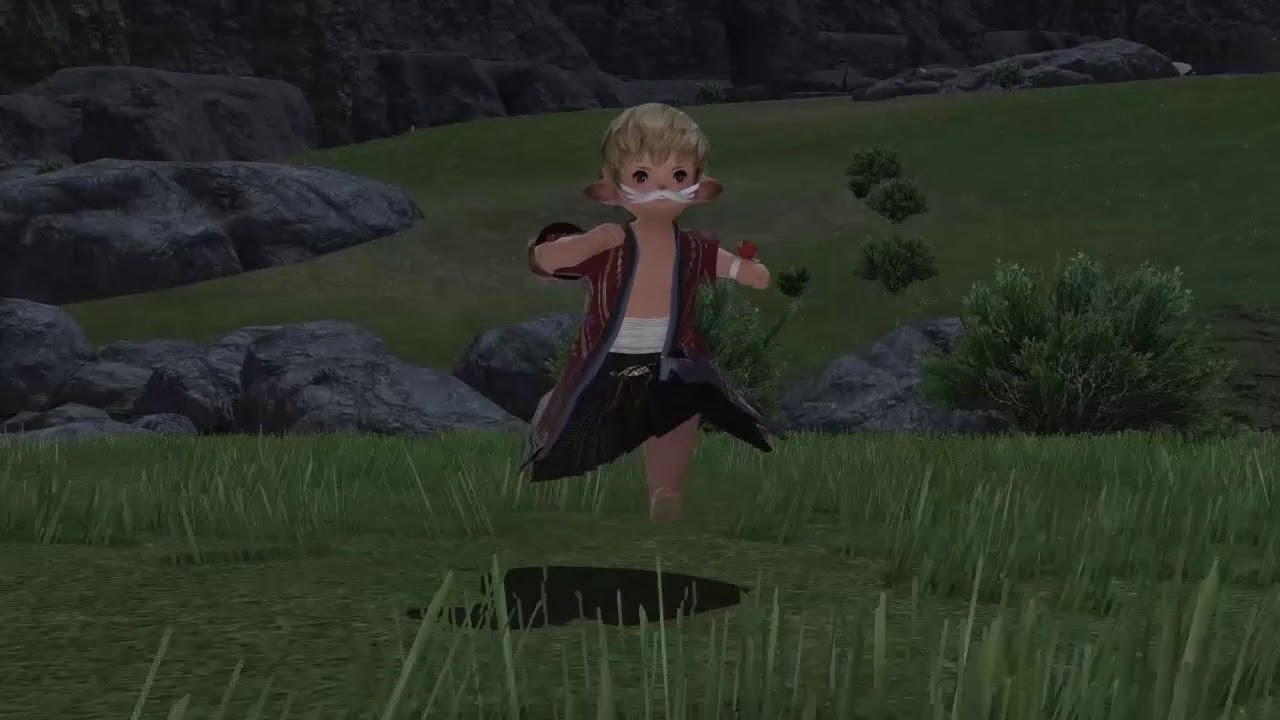 Final Fantasy14 Just Running Potato(lalafell)! - YouTube
