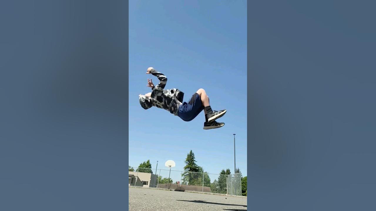 I Did A Backflip On Concrete Youtube