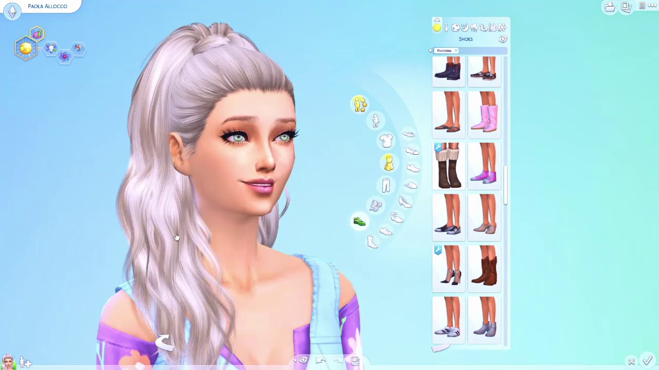Sims 4 Create a sim - cute Girl - YouTube