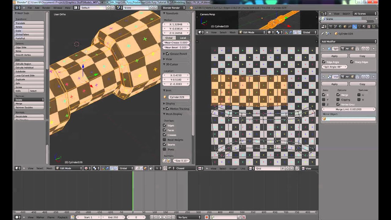 Blender 3D Modeling Basics Part 10: UV Unwrapping - YouTube