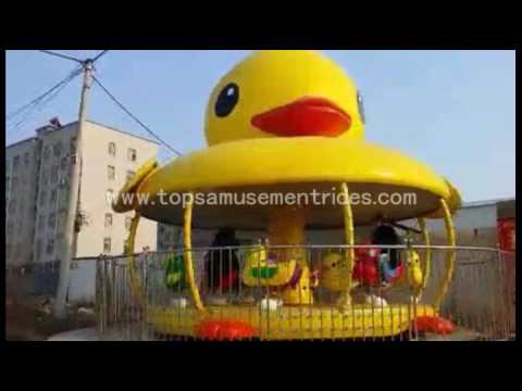 big yellow duck carousel - YouTube