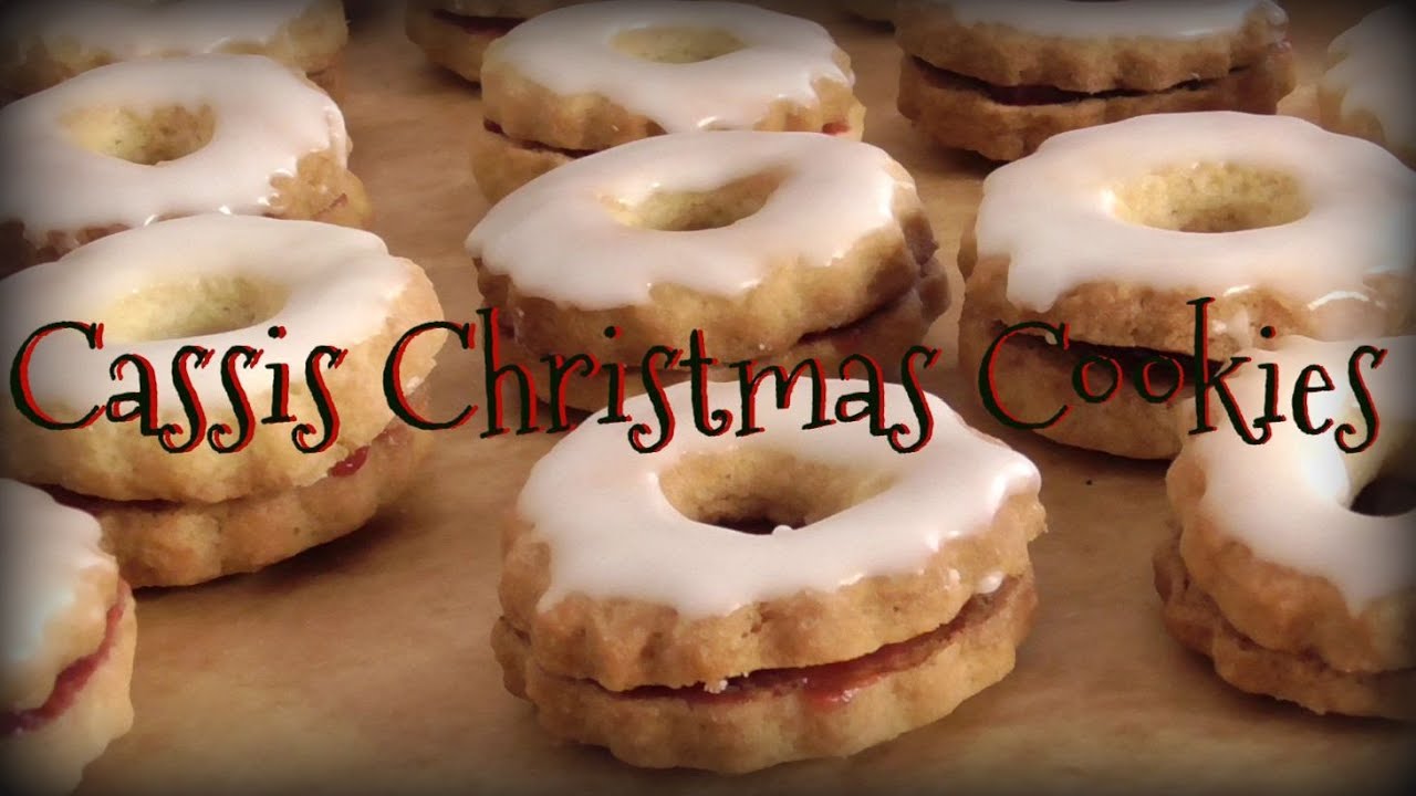 Cassis Christmas Cookies - YouTube