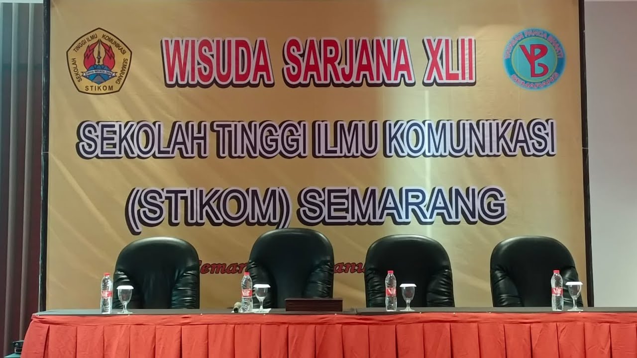 WISUDA SARJANA XLII 2024 KAMPUS STIKOM SEMARANG - YouTube