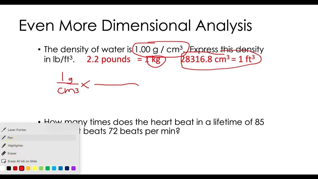 Dimensional Analysis Practice - YouTube