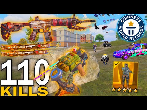 110 KILLS!😍 NEW BEST LOOT GAMEPLAY with BEST OUTFIT 🔥Pubg Mobile BGMI