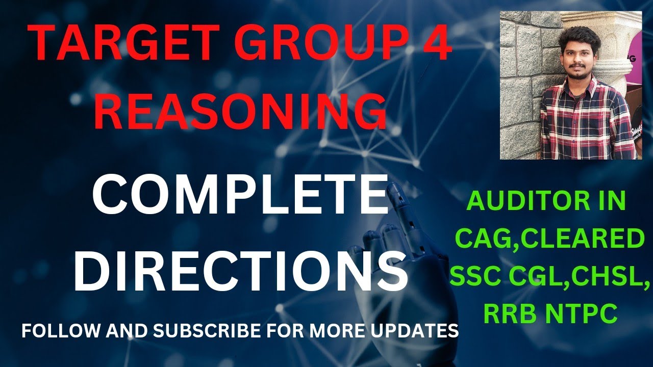 TARGET GROUP 4 II COMPLETE DIRECTIONS II TSPSC,SSC CGL,RRB NTPC II ...