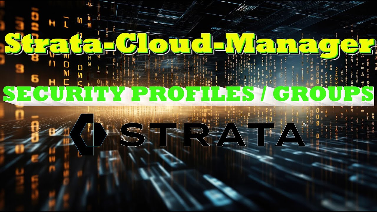 Palo Alto Networks | SCM | Build Security Profiles - YouTube