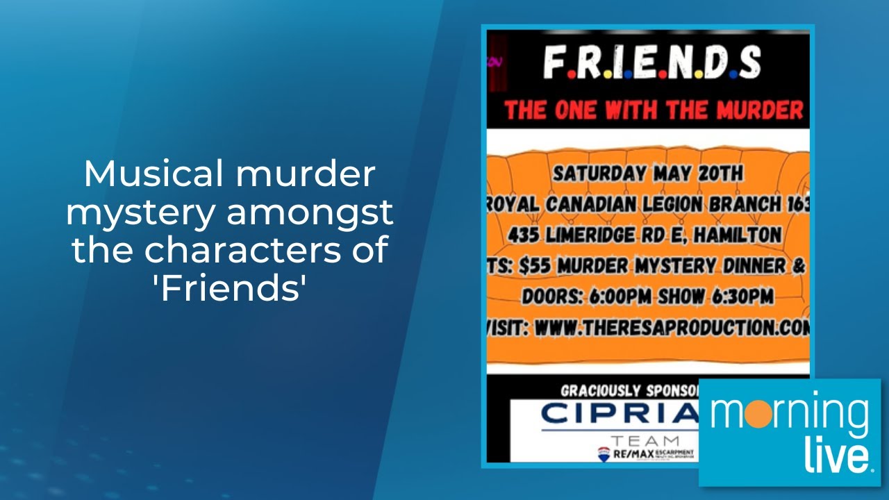 Musical murder mystery amongst the characters of 'Friends' - YouTube