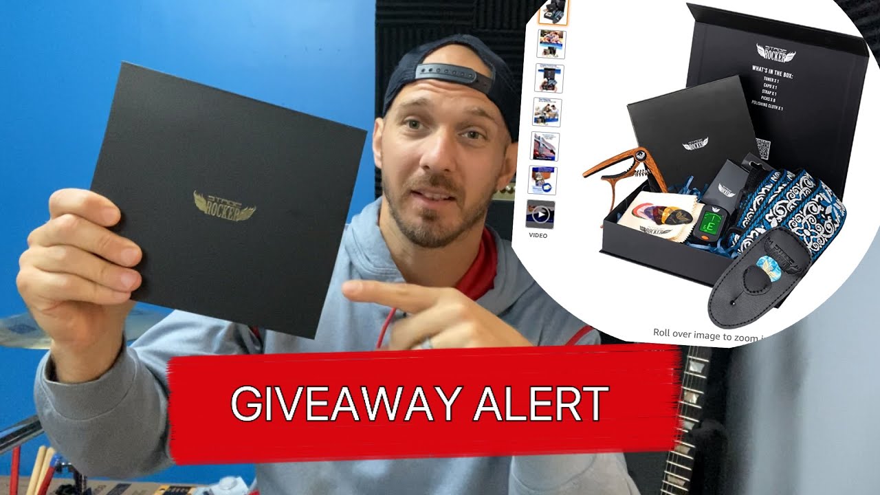 UNBOXING AND GIVEAWAY - Stage Rocker - Guitar Accessories Box Set - YouTube