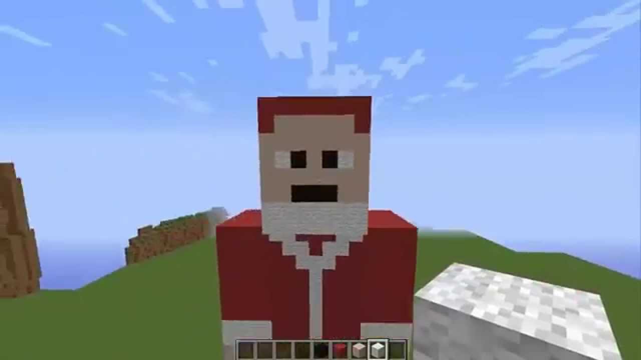 Como Hacer A Santa Claus En Minecraft - YouTube