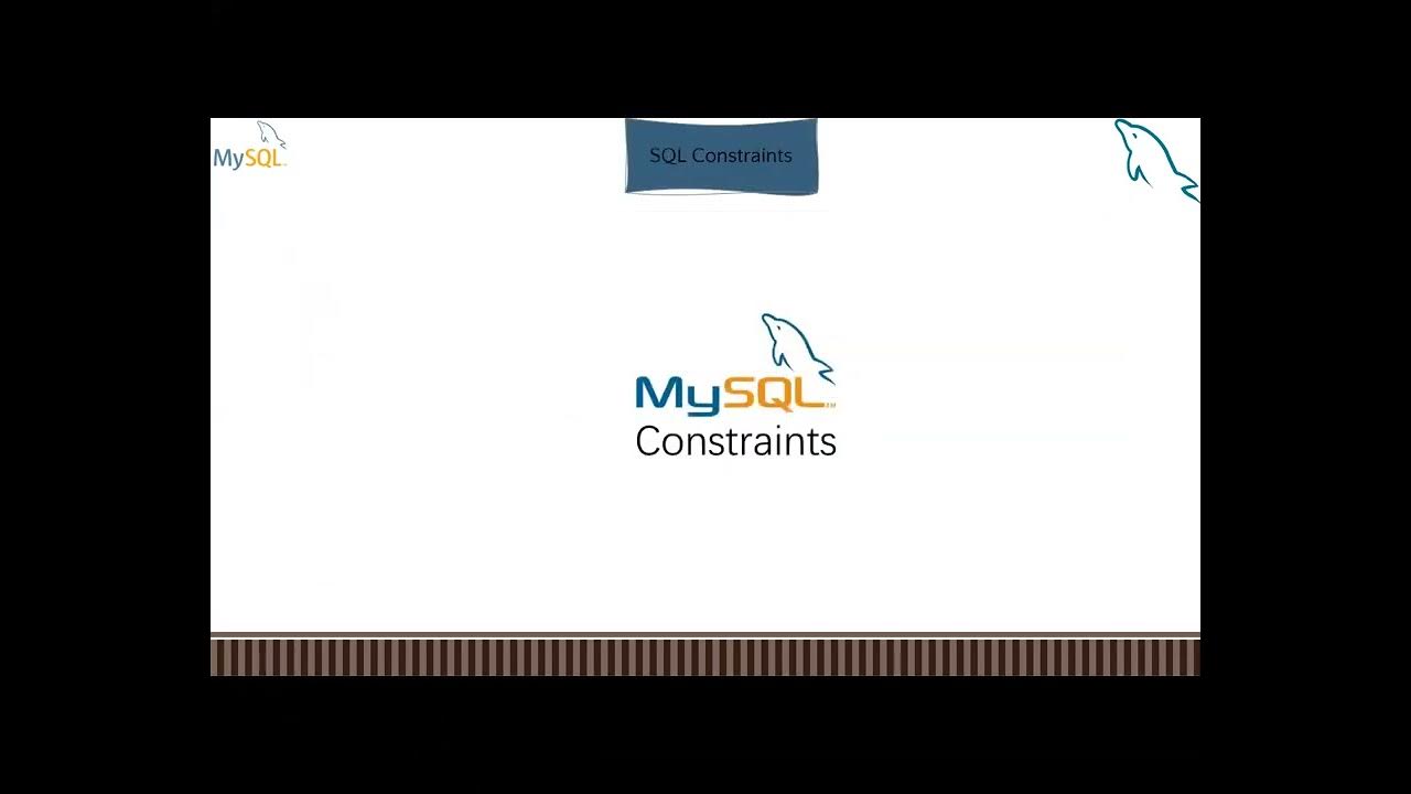 MYSQL | DATABASE | TABLE | CREATE DROP ALTER | CONSTRAINTS | 06C(1) - YouTube