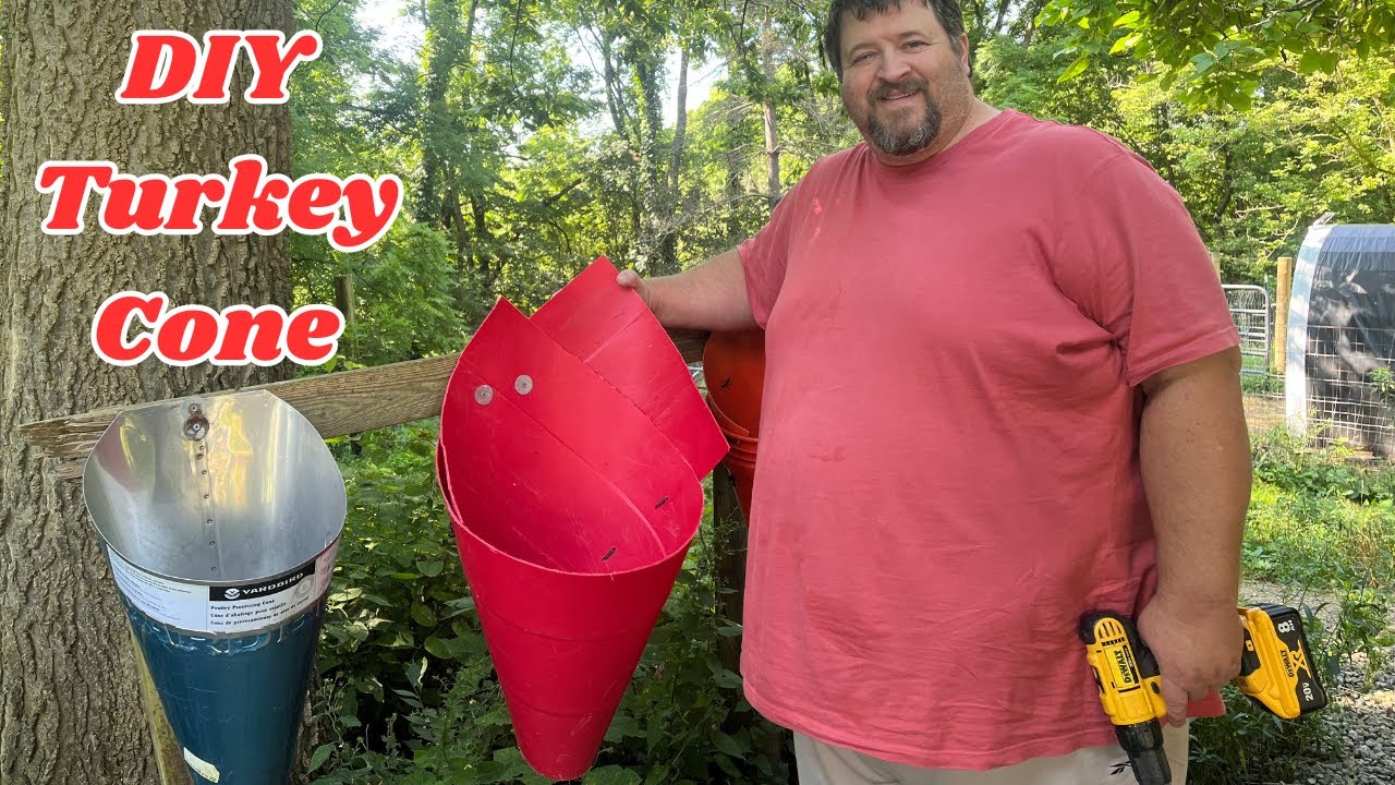 How To Make A Turkey Kill Cone For FREE - YouTube