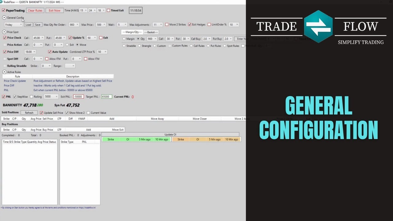 TradeFlow - General Configurations - YouTube