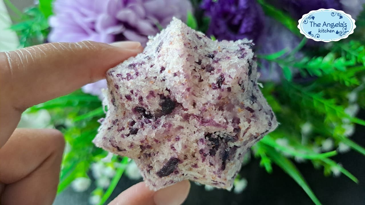 Resep Sengkulun Ubi Ungu | Purple Sweet Potato Sengkulun Recipe - YouTube