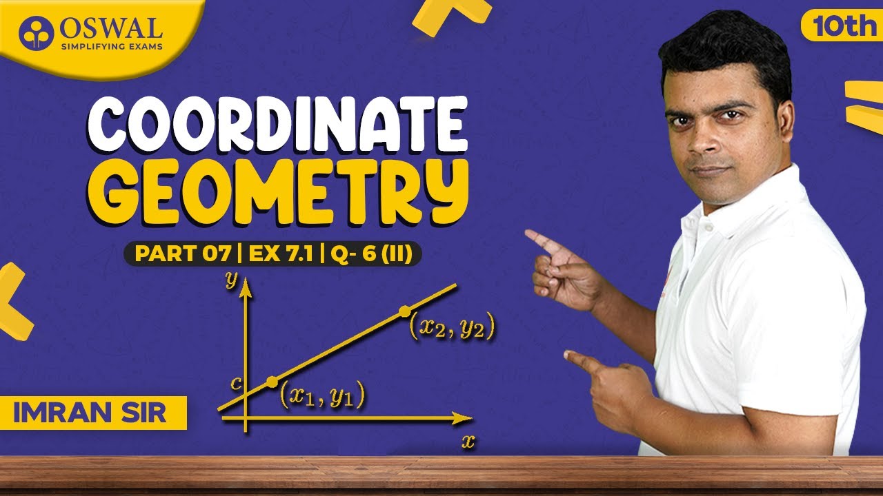 Coordinate Geometry Ex 7.1 Q6 (ii) | CBSE Class 10 Maths Chapter 7 ...