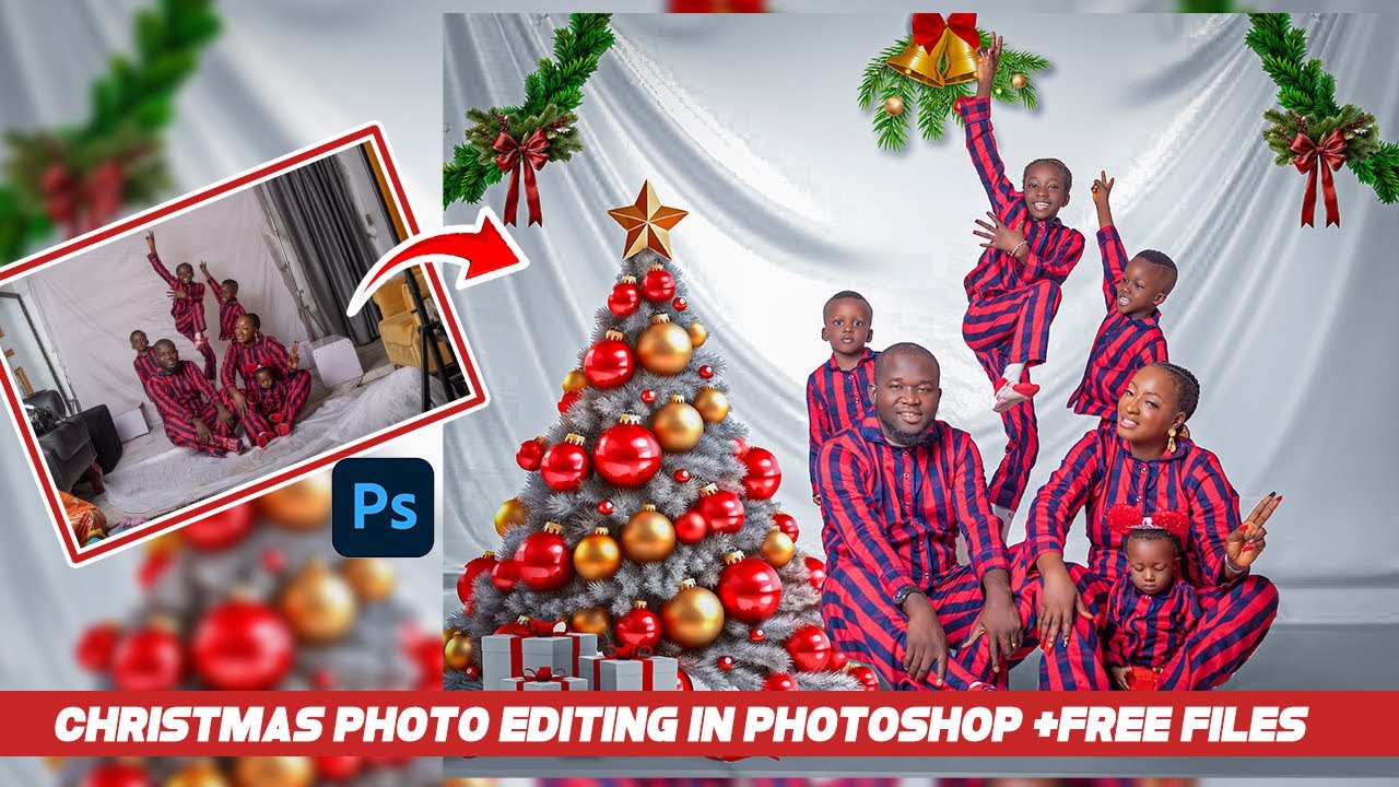 Step-by-Step Christmas Photo Editing in Photoshop + Free Christmas ...