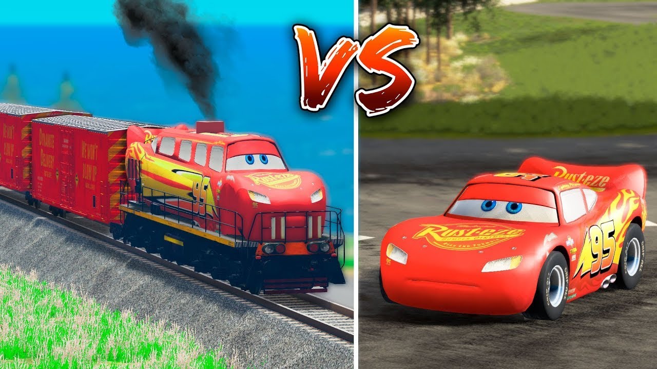 Lightning Mcqueen Train VS Lightning Mcqueen - which is best? - YouTube