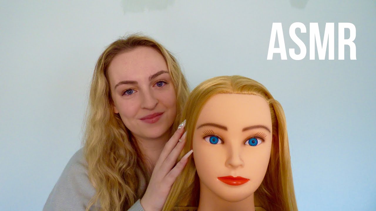 ASMR | Doll Scalp Scratching, Face Tapping, Hairplay & More! - YouTube