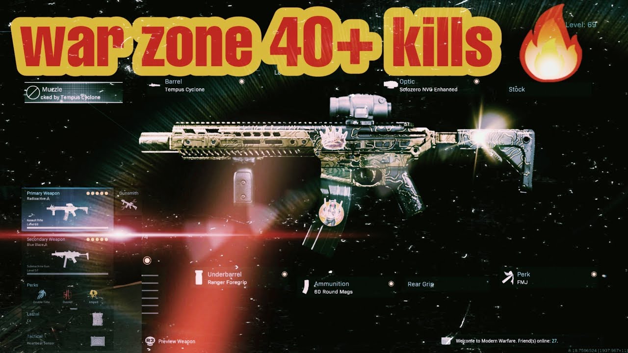 war zone 40+ kills - YouTube
