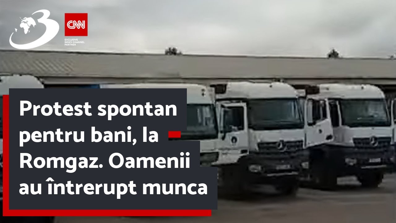 Protest spontan pentru bani, la Romgaz. Oamenii au întrerupt munca ...