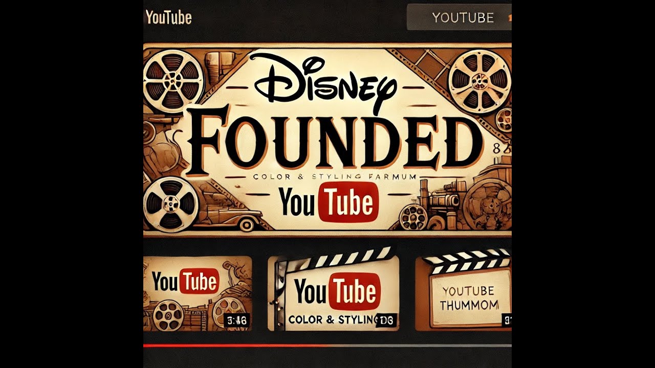 The Walt Disney Company Founded Overview – October 16, 1923 - YouTube