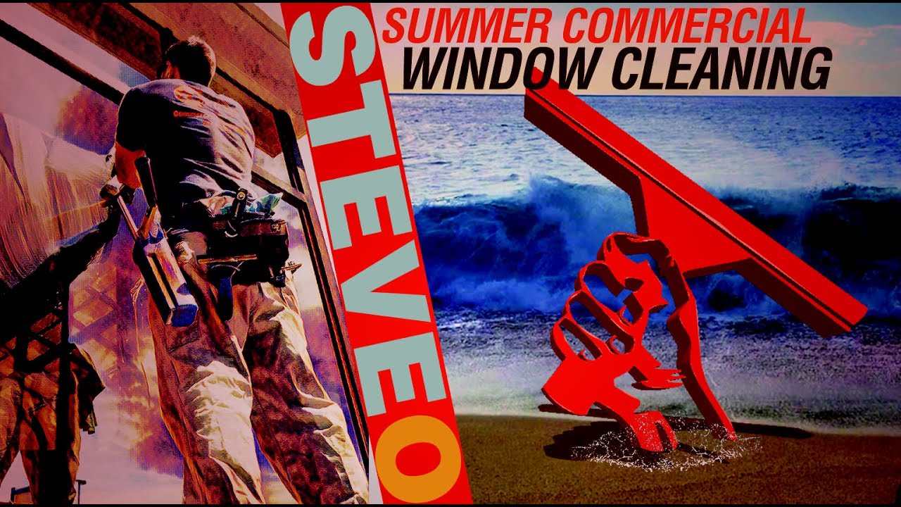 Summer Commercial Window Cleaning with Steve O - YouTube
