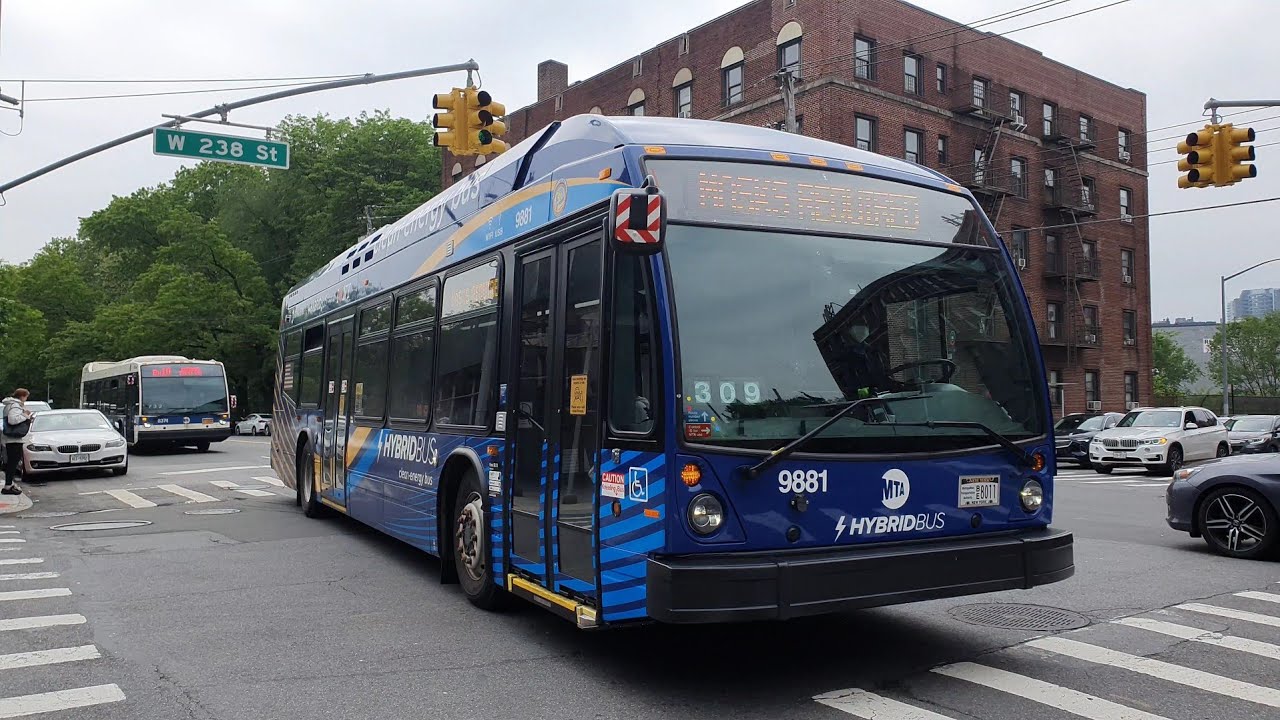 MTA New York City Bus: 2021 Nova Bus LFS Hybrid 9881 & 2016 Nova Bus ...