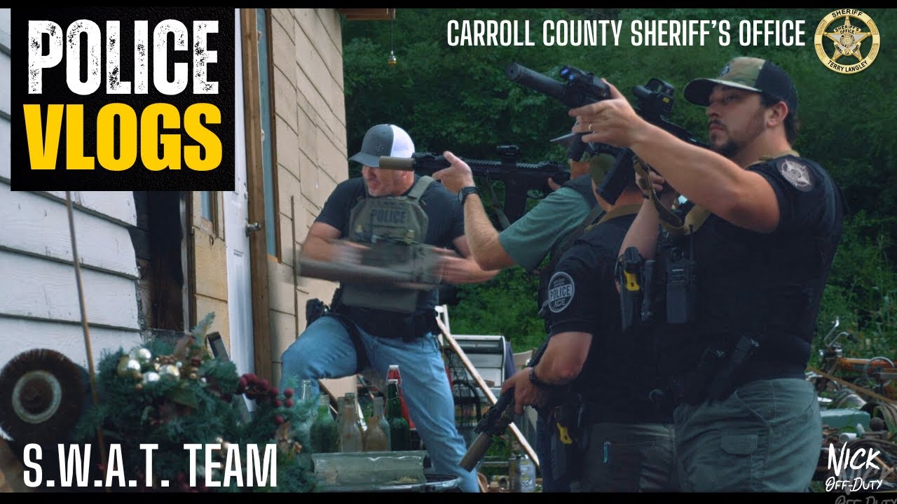 POLICE VLOGS- SWAT Team VS GANG Member (Carroll County Sheriff's ...