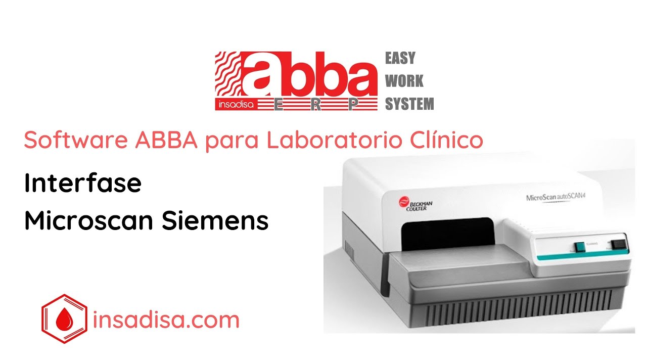 LabPro microscan siemens e Interfase Software ABBA INSADISA - YouTube