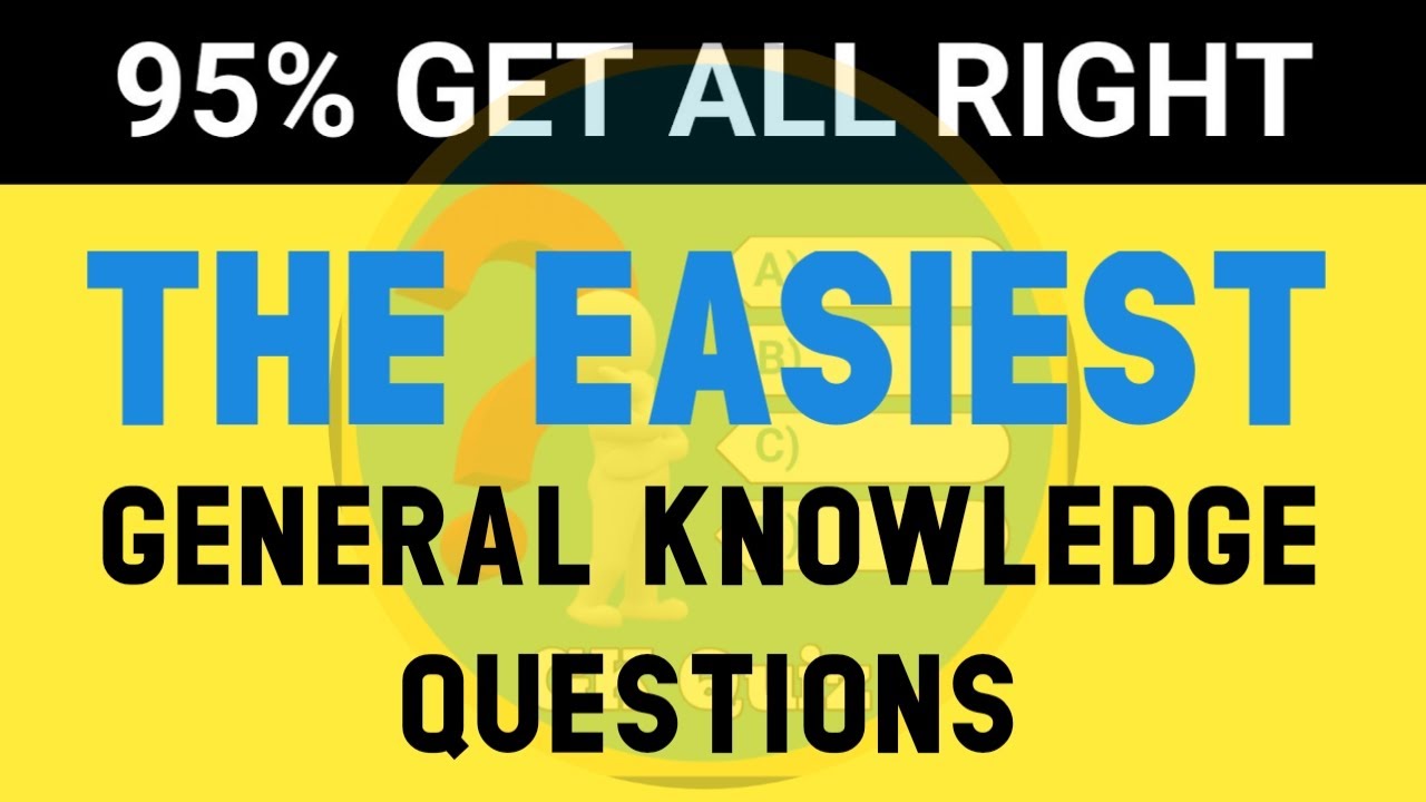 General Knowledge Quiz with Options | General Knowledge Questions | # ...