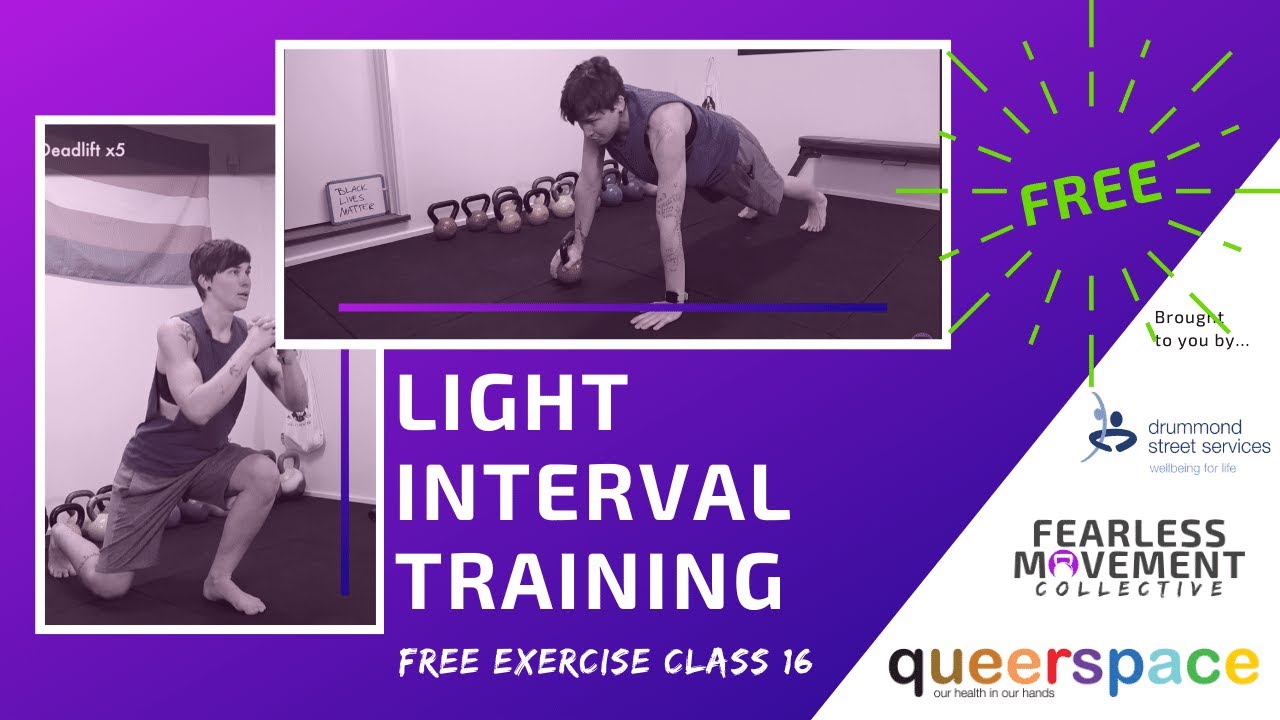 Free Exercise Class 16 - Light Interval Training - YouTube
