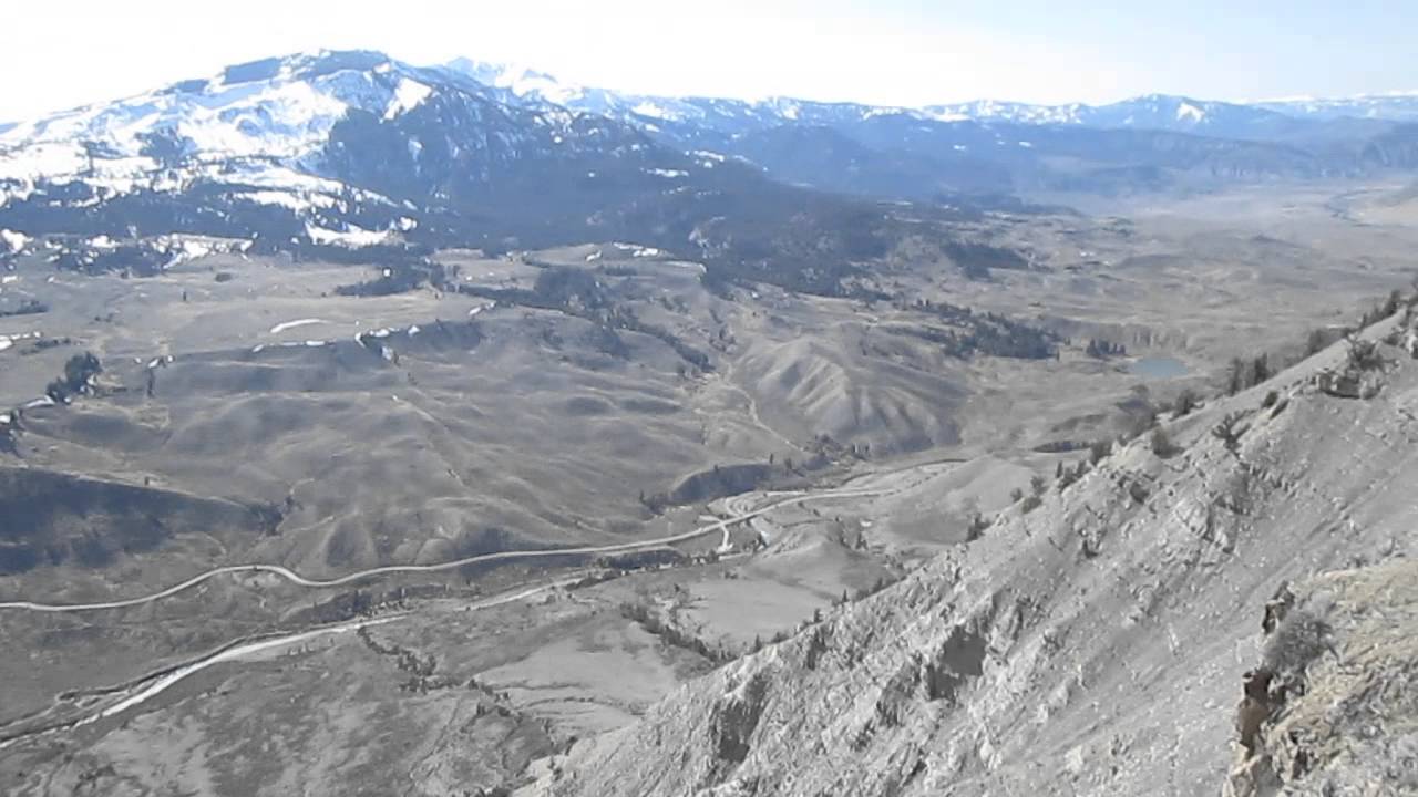 Mount Everts summit panorama: Yellowstone National Park - YouTube