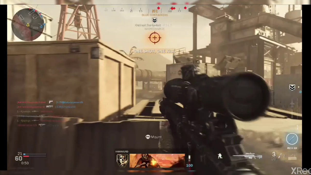 COD MW 4 kills 1 shot sniper no attachments!!! - YouTube