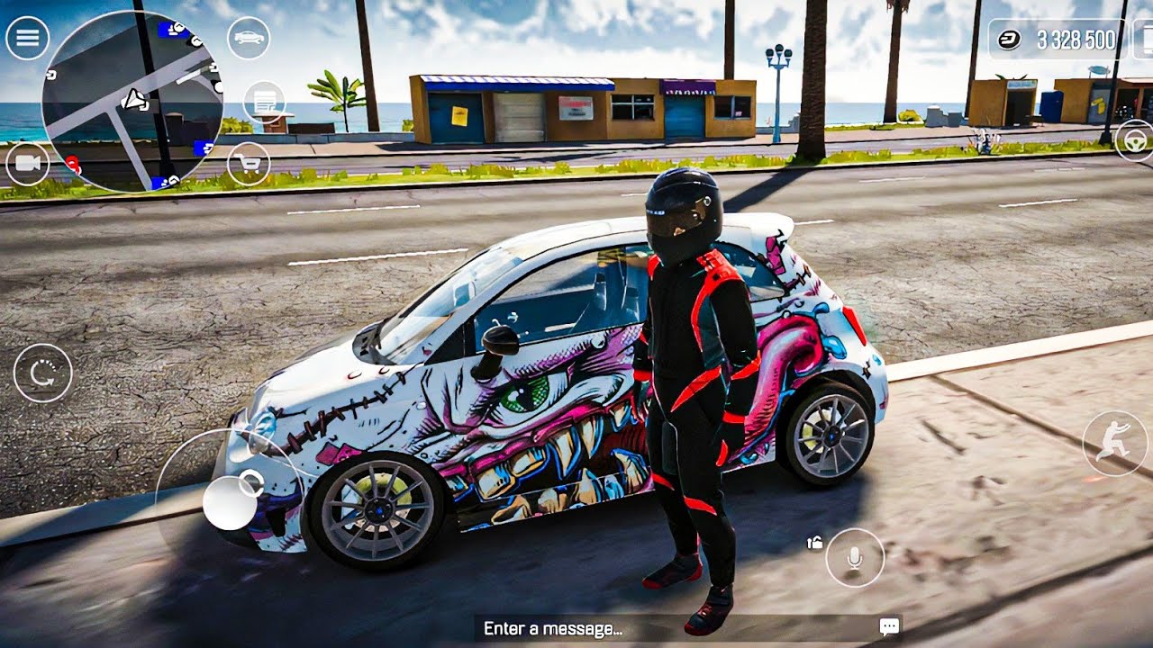 FIAT 500 MINI Max Level Racing Driving Open World's Drive Zone Online # ...