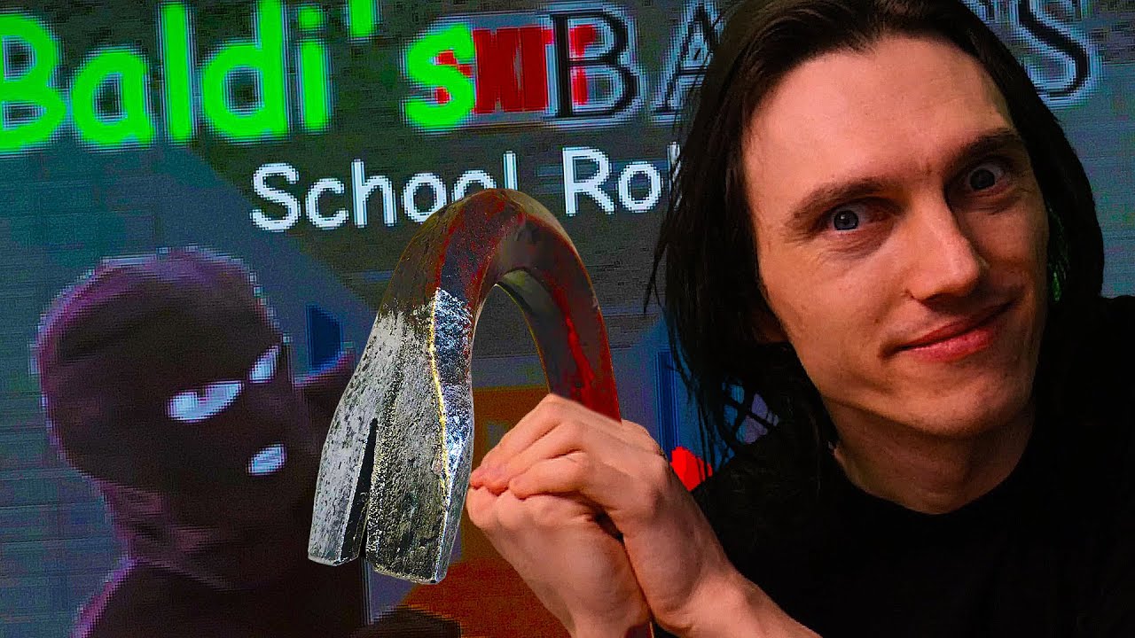 Robbed The SCHOOL of every GOLDEN BAR! Baldi's Basics Horror game - YouTube