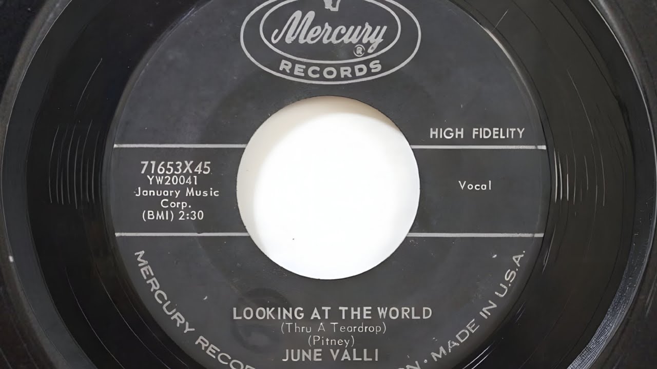 June Valli - Looking At The World (Thru A Teardrop) (1960) - YouTube