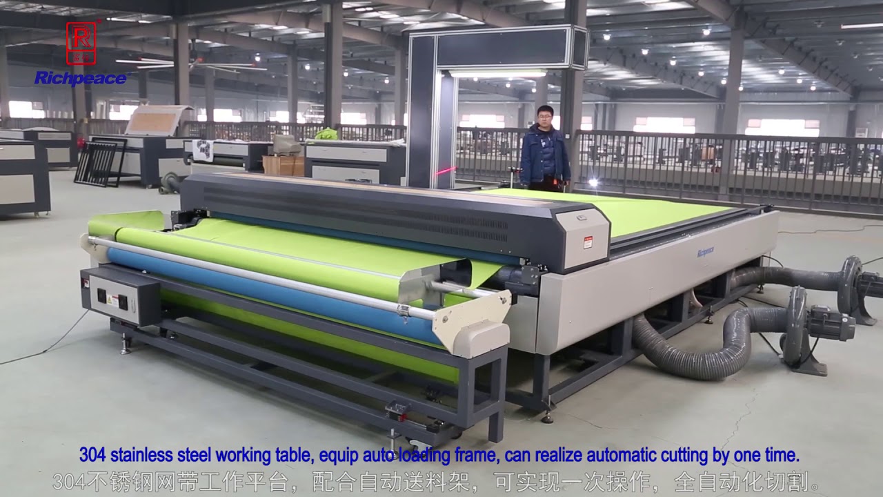 Ricepeace Automatic Fabric Feeding Device-for big size Laser machine ...