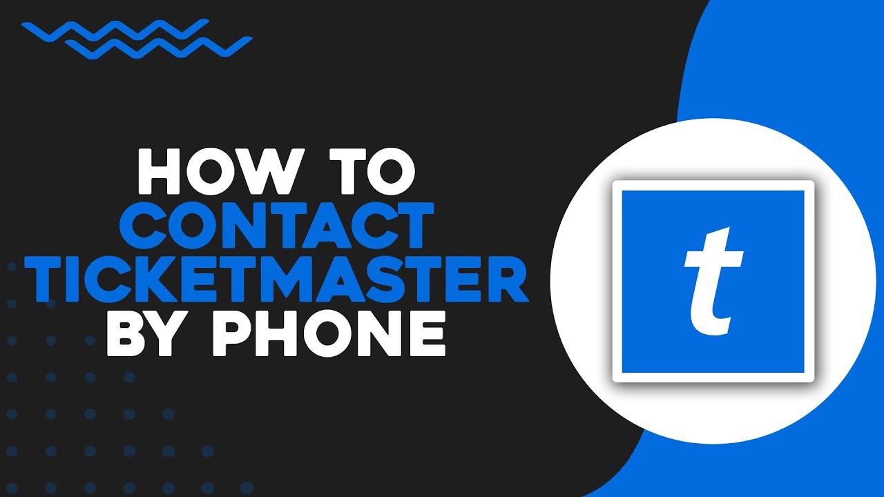 How To Contact Ticketmaster By Phone (Quick Tutorial) - YouTube
