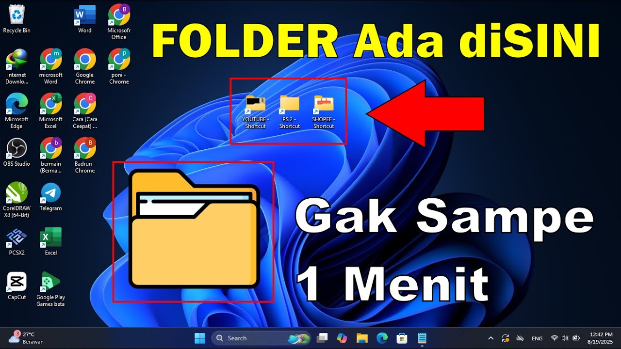 Tutorial Lengkap: Cara Menampilkan Folder di Desktop Windows 11 ...