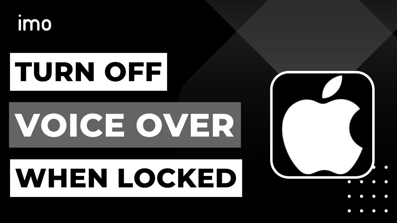 How to Turn Off Voice Over on iPhone When Locked ! - YouTube
