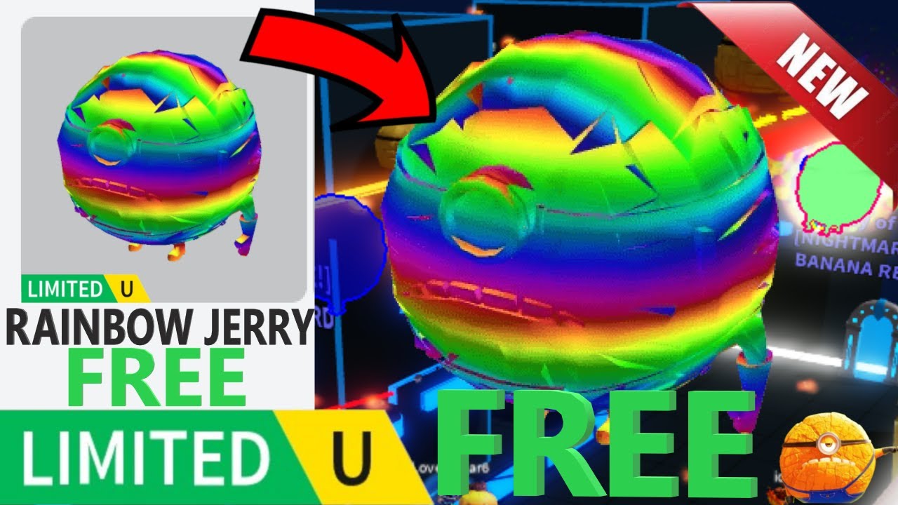🔥*FREE* Rainbow MEGA MINION JERRY Suit!🍌 HURRY!🔥 - YouTube