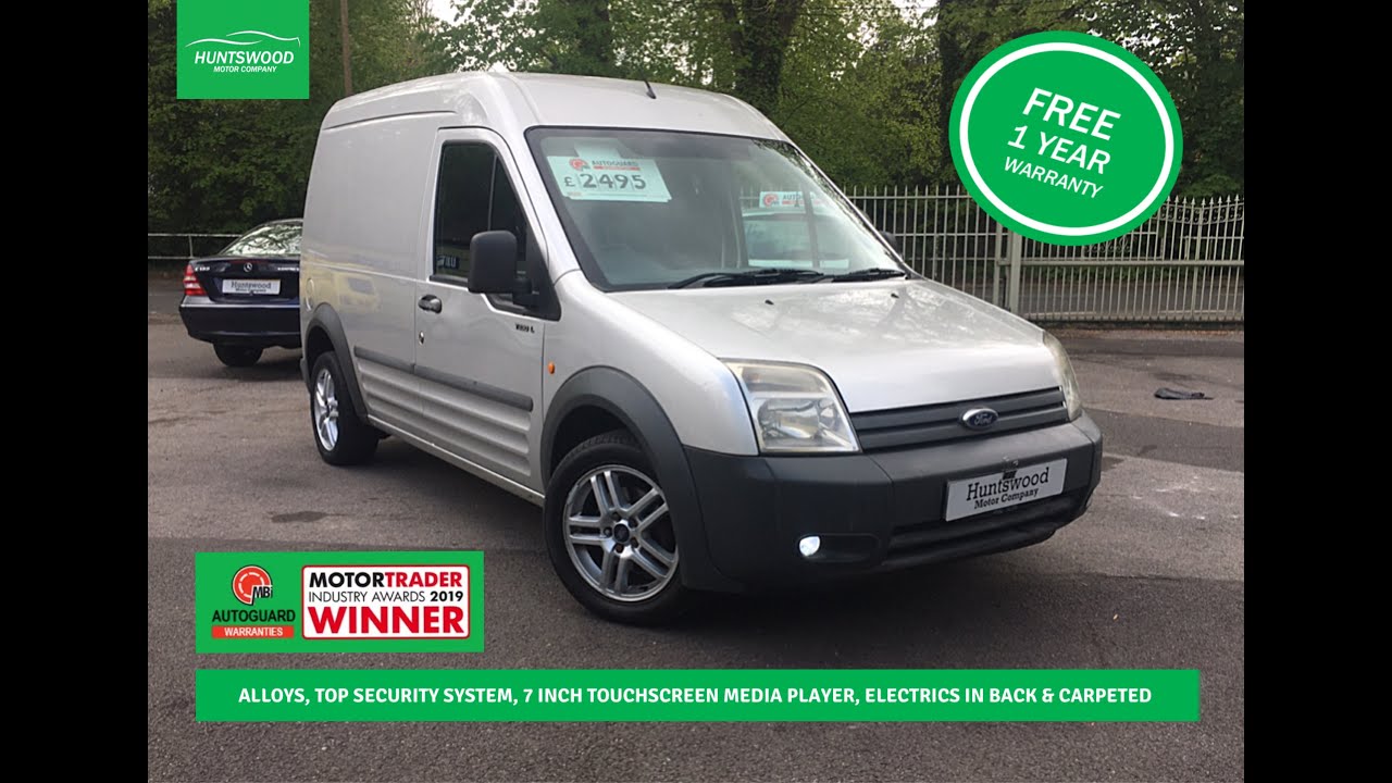 2007 FORD TRANSIT CONNECT HIGH ROOF 1.8L DIESEL MANUAL SILVER VAN - NO ...