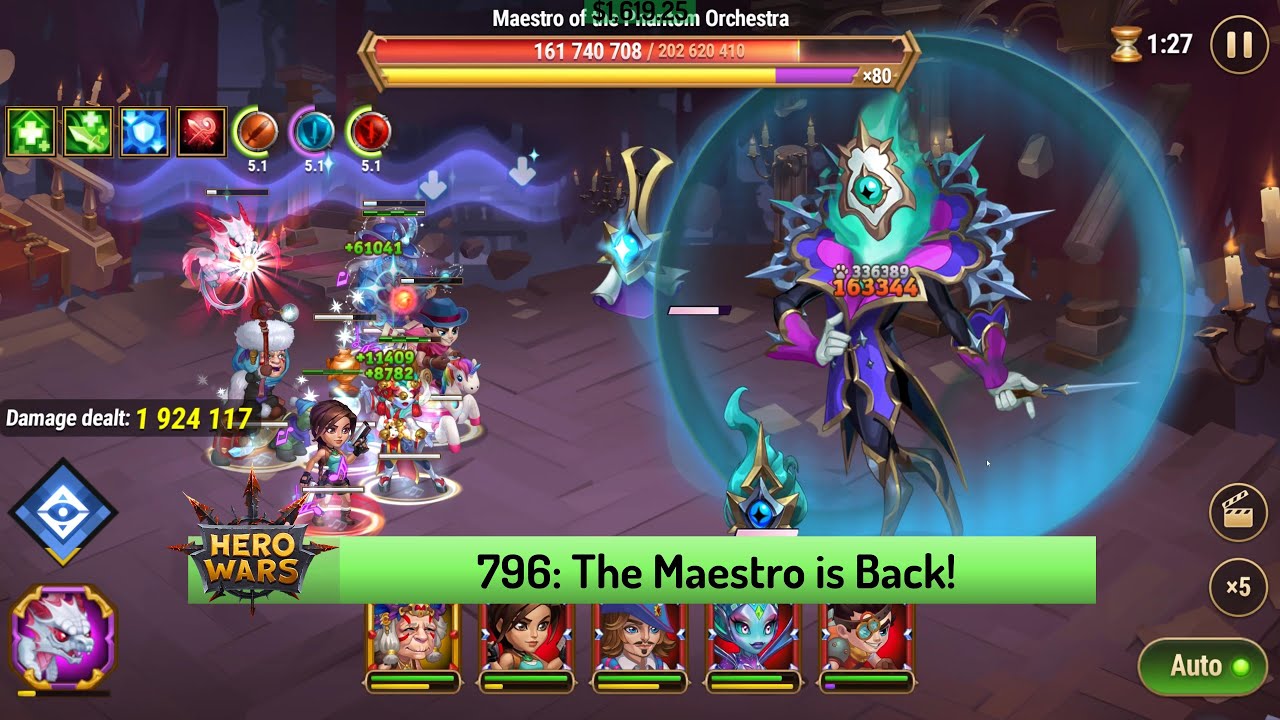 Let's Play Hero Wars 796: 2nd Dance With the Maestro - YouTube