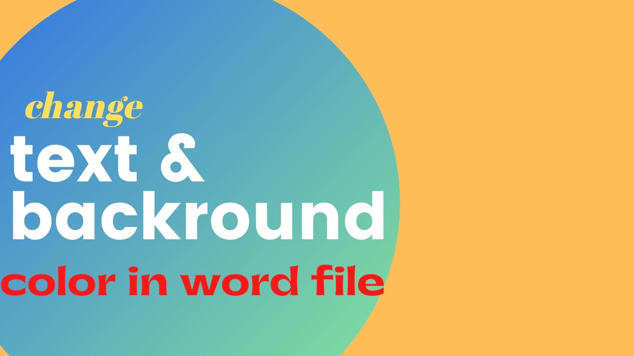 How to apply words, sentence, line, paragraph colors | apply background ...