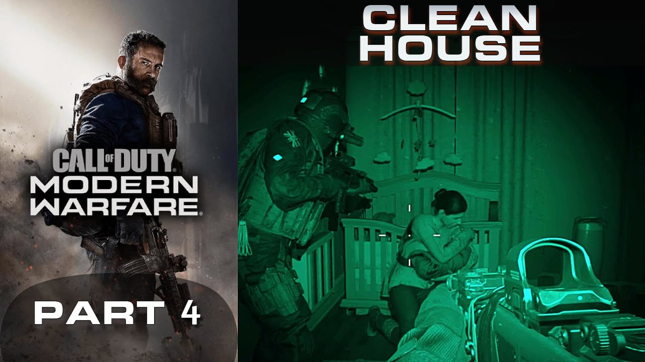 Call Of Duty Modern Warfare : Walk Through - Part 5 -CLEAN HOUSE [# ...