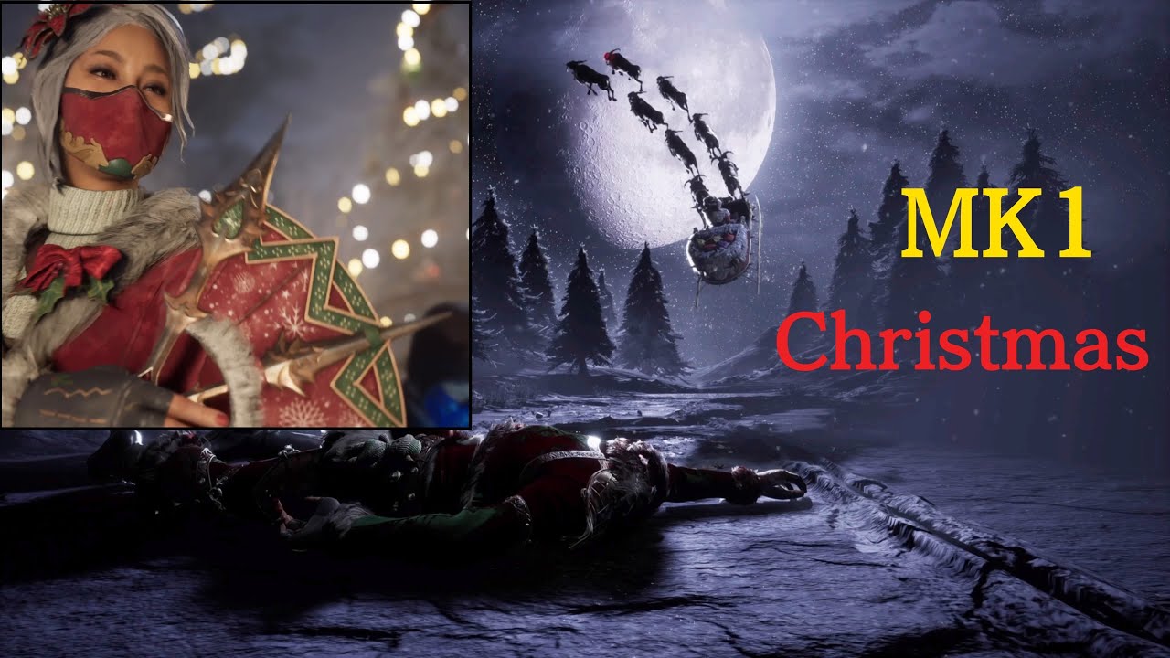 Mortal Kombat 1 - Christmas Kitana skin, Christmas Stage & Christmas ...